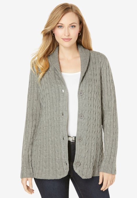 Cable Blazer Sweater | Ellos