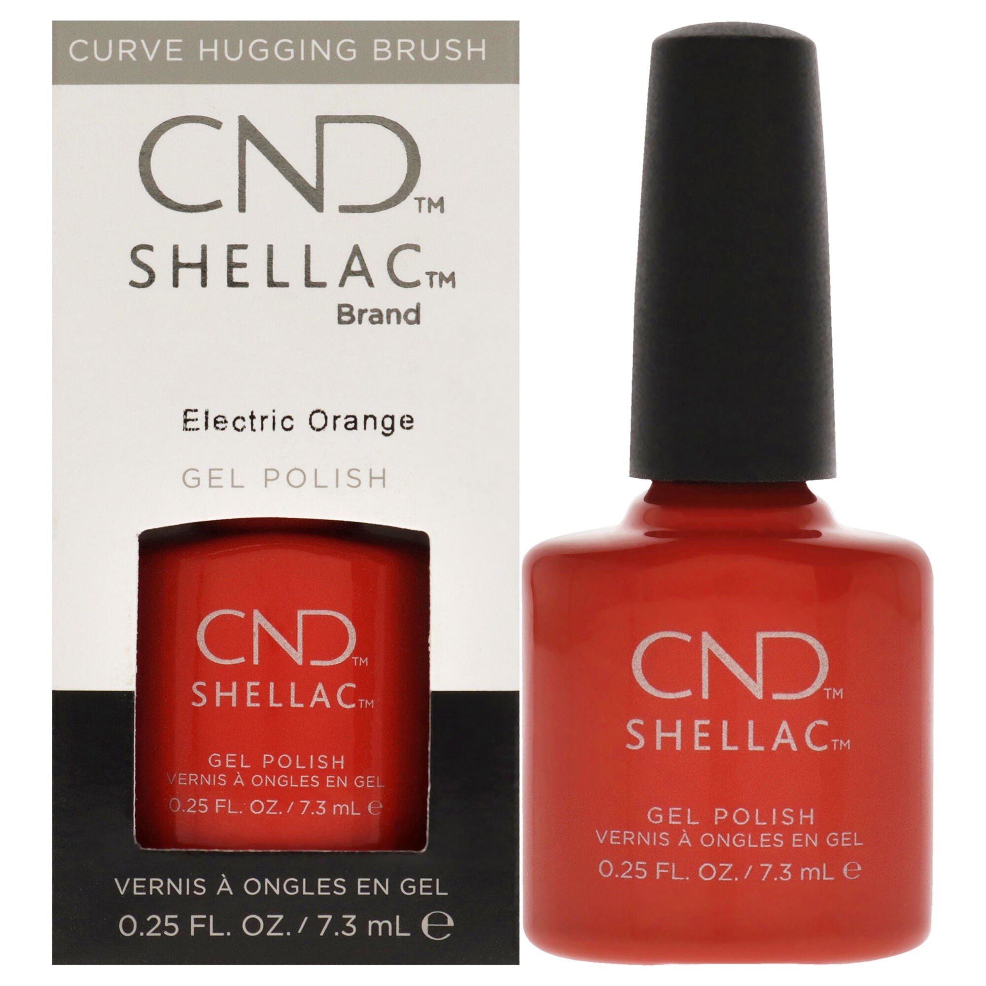 Shellac Nail Color - Electric Orange by CND for Women - 0.25 oz Nail ...