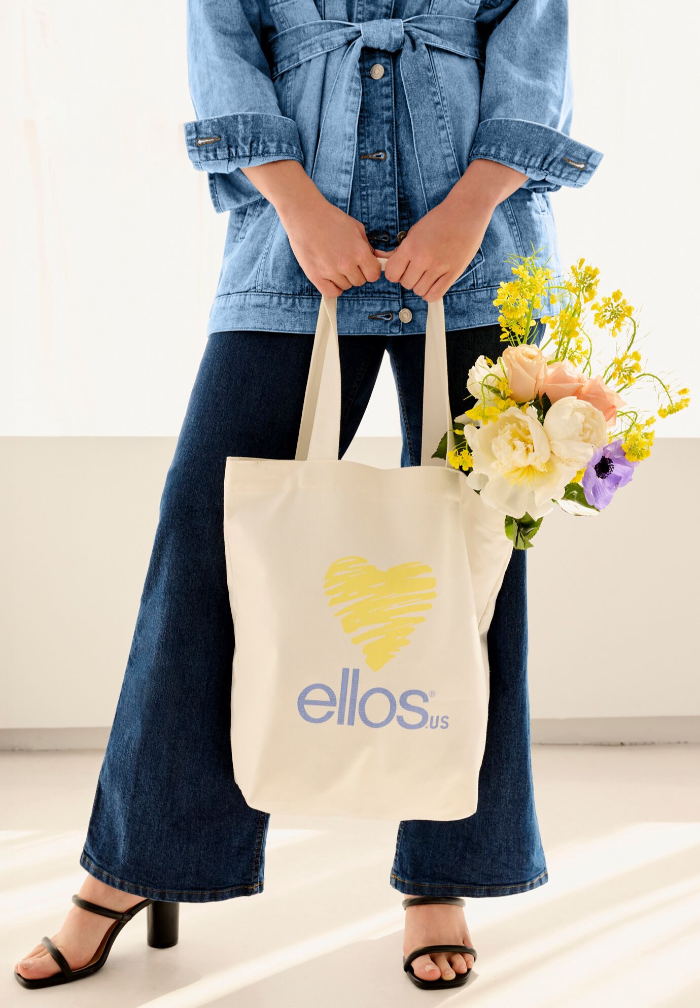 Love Ellos Canvas Tote | Ellos