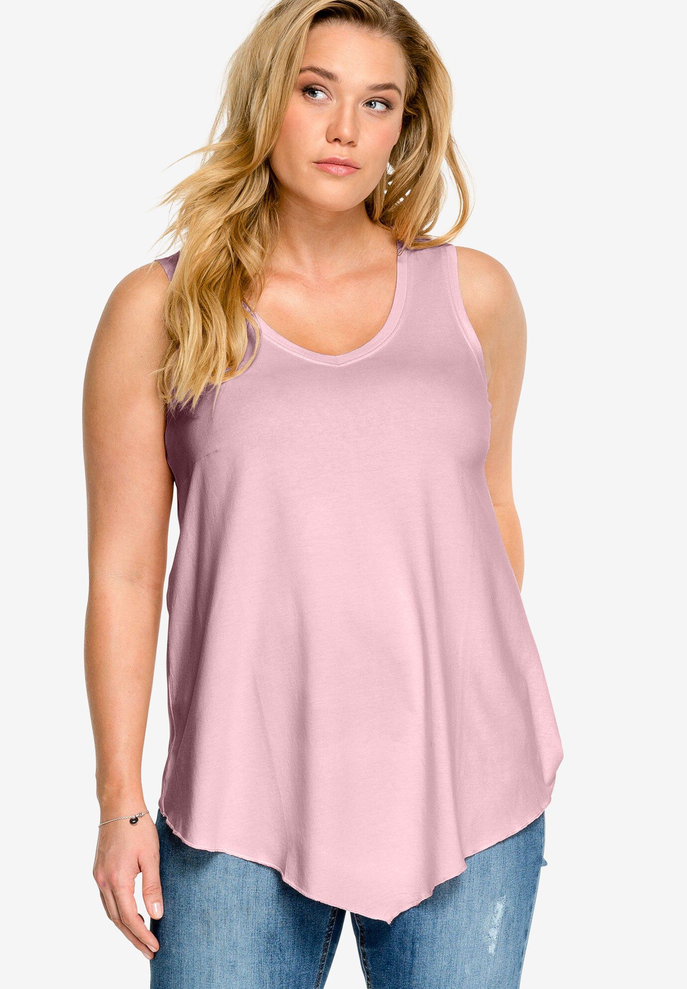 Women's Plus Size Tank Tops | Ellos
