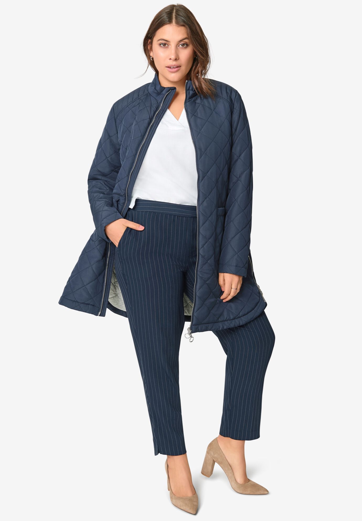 Women's Plus Size Coats and Jackets | Ellos