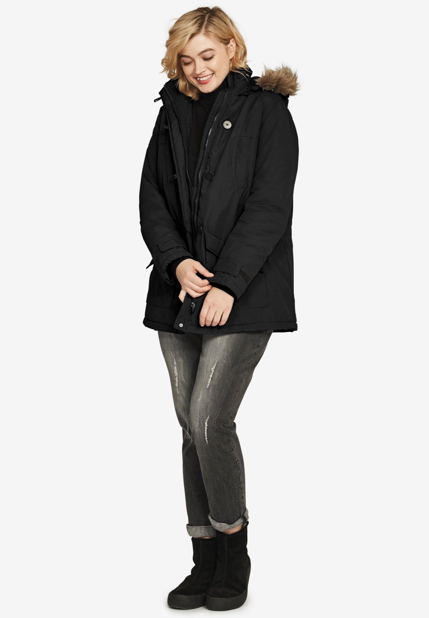 Women's Plus Size Coats and Jackets | Ellos