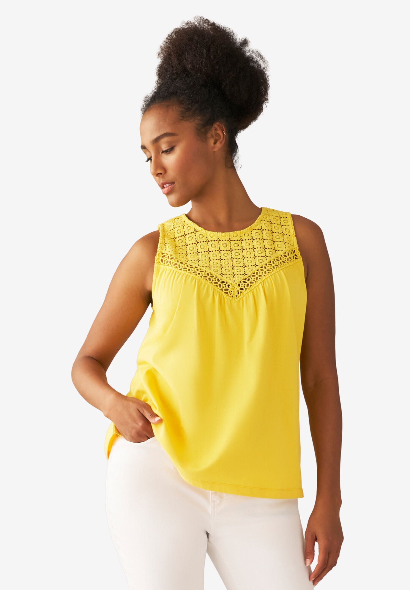 Women's Plus Size Tank Tops | Ellos