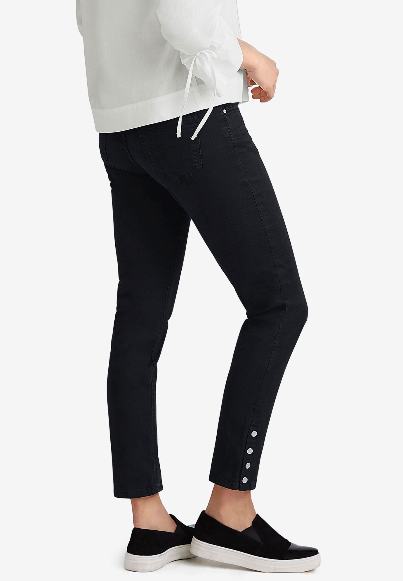 Skinny Snap-Hem Pants for Women | Ellos