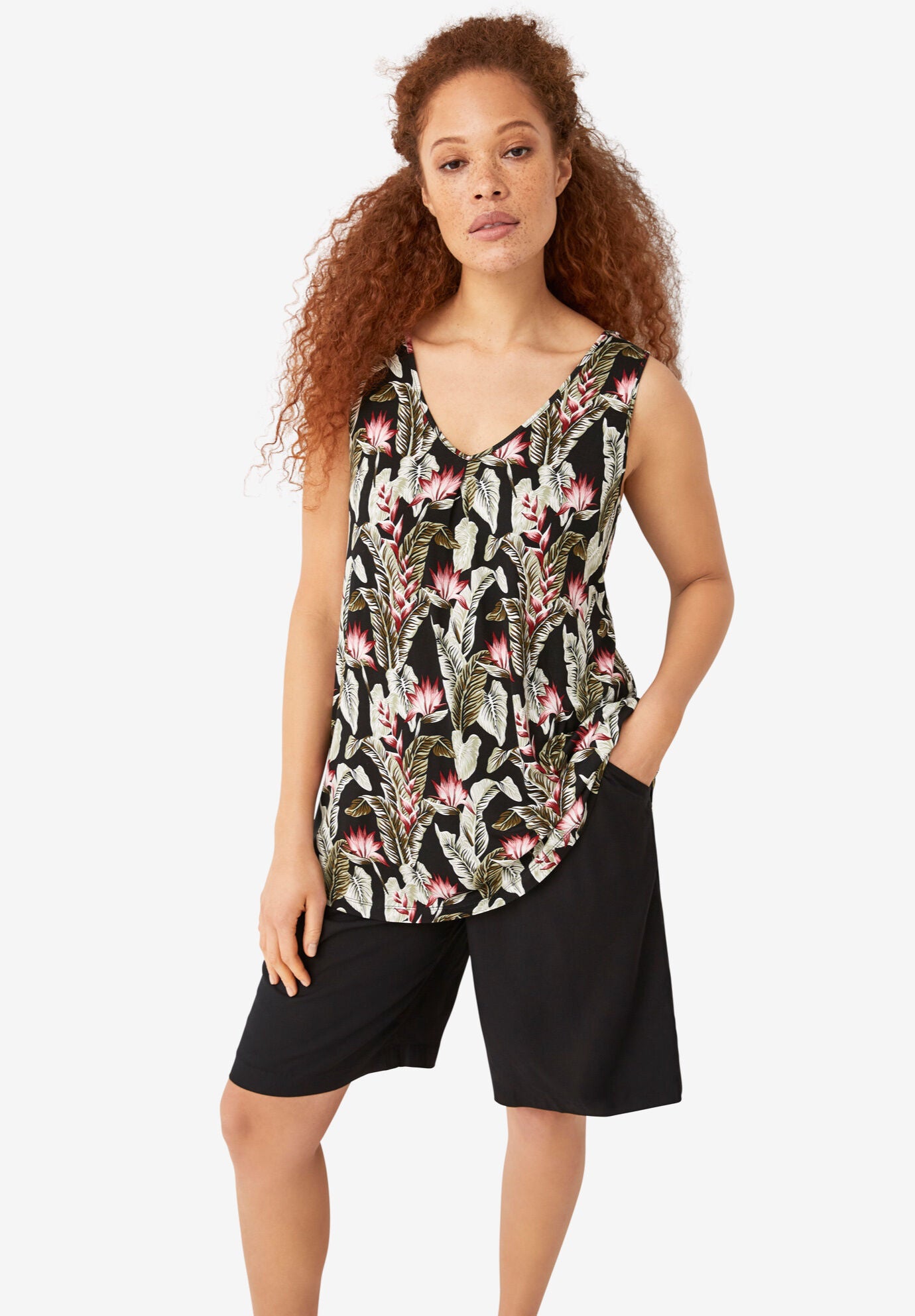 Women's Plus Size Tank Tops | Ellos