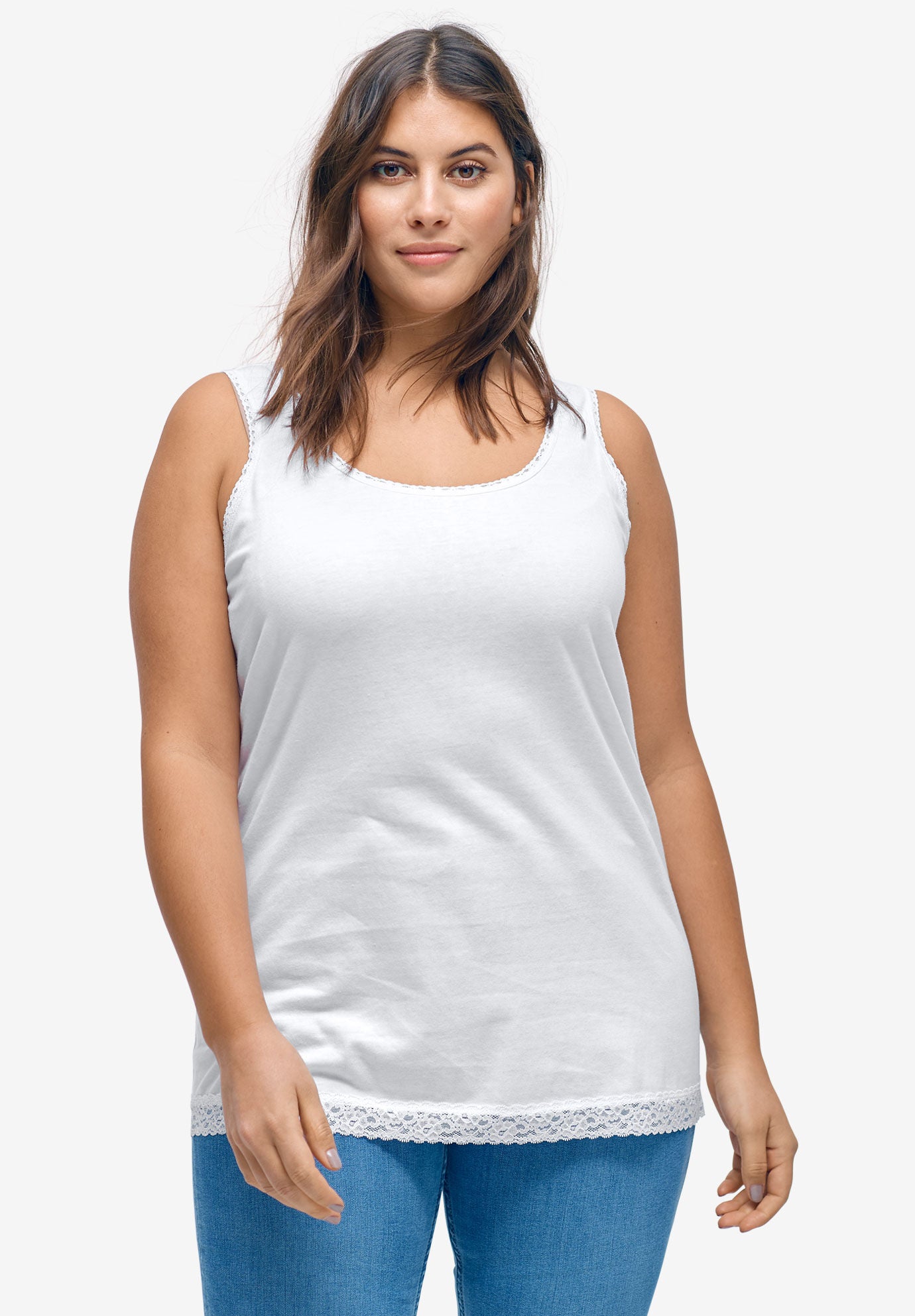 Women's Plus Size Tank Tops | Ellos