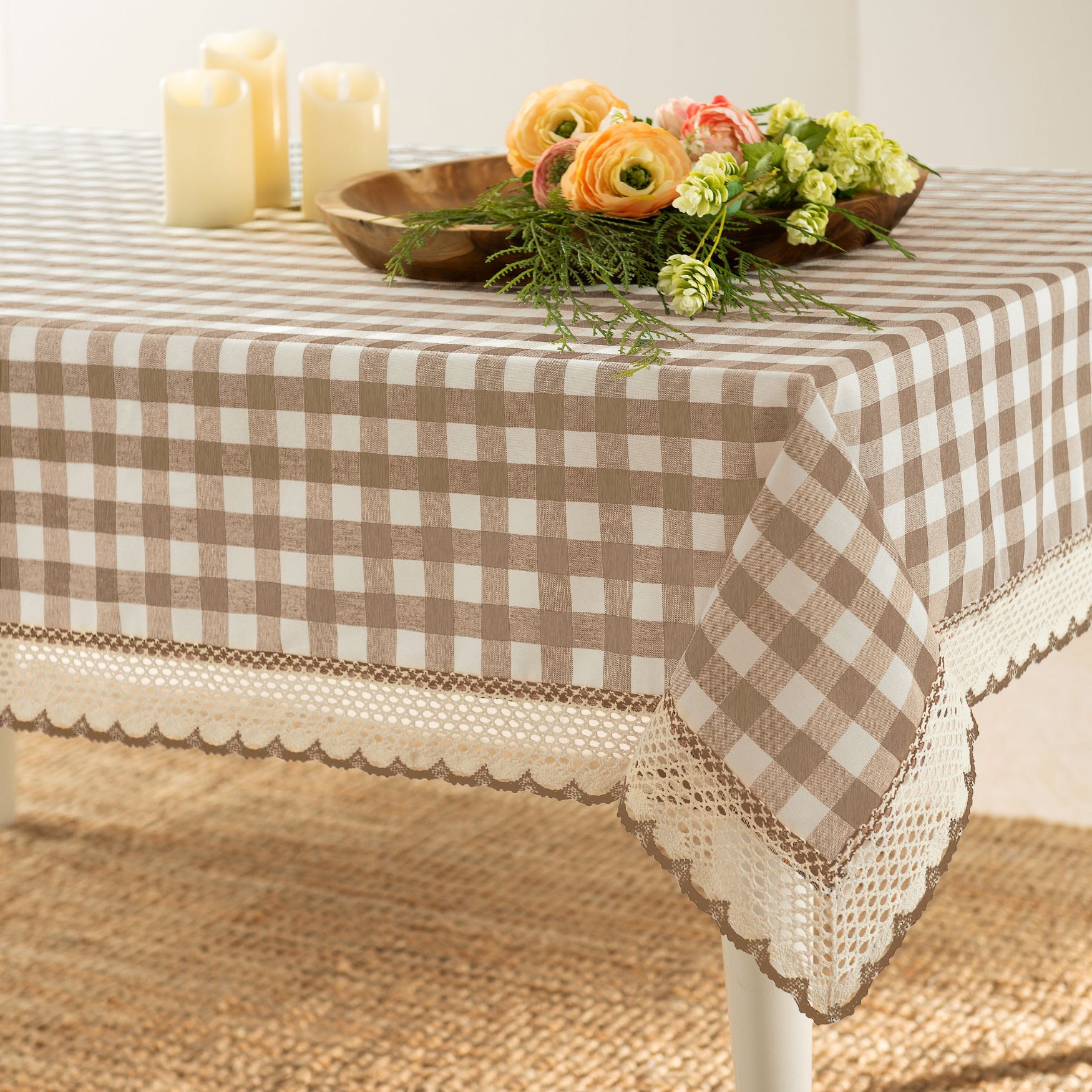 Buffalo Check Tablecloth - 60-in x 84-in | Ellos