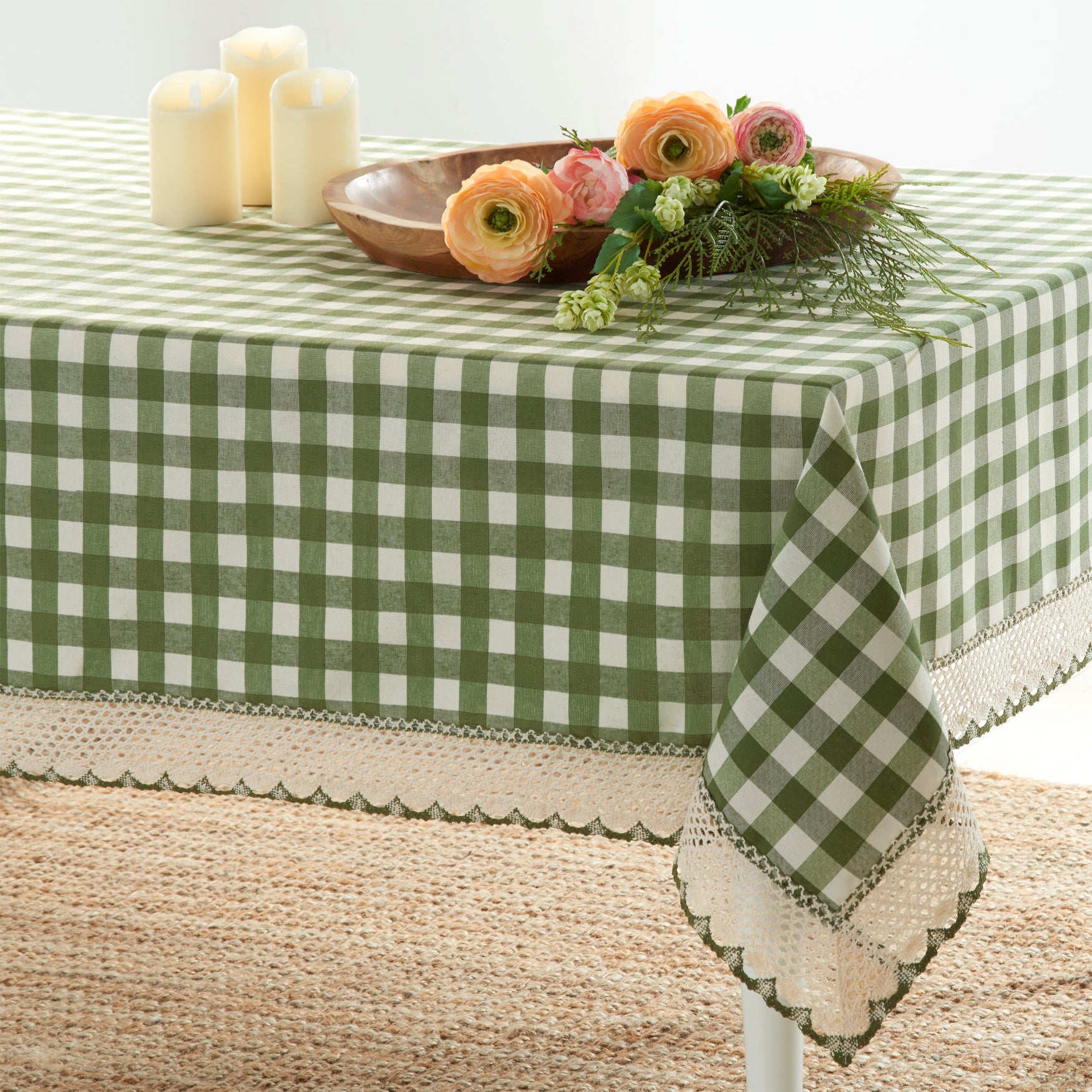 Buffalo Check Tablecloth - 60-in x 84-in | Ellos