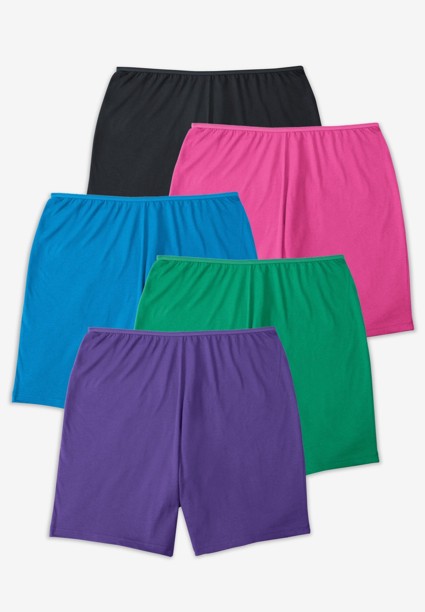 Boxer Briefs 5-Pack for Women - Cotton, Bright Pack | Ellos