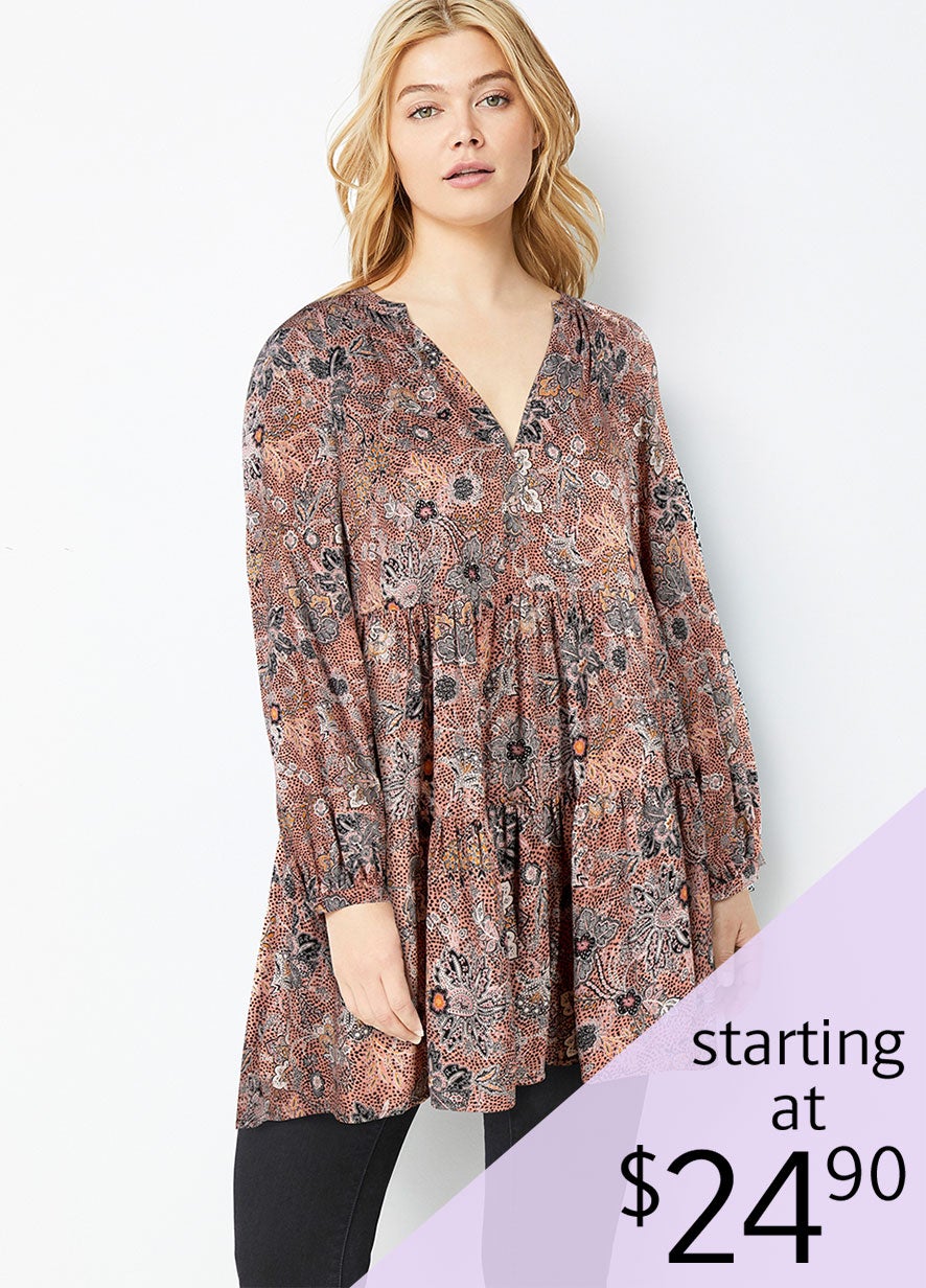 Stylish Plus Size Womens Clothing & Apparel | Ellos